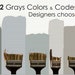 Top 12 Gray Paint Colors Designers Use Get That Designer Look - Etsy