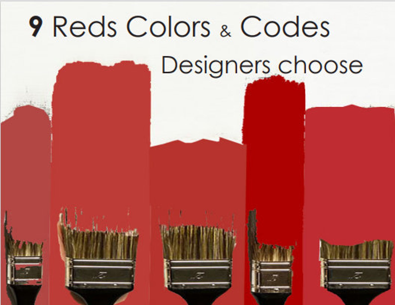 Top 9 Red Paint Colors Designers Use - Get That Designer Look - Etsy