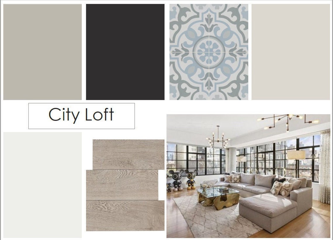 Mood Board PDF - Color Names and Codes of Paint Colors - Etsy