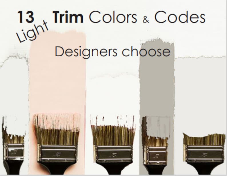 Top 13 Light Trim Paint Colors Designers Use - Get That Designer Look ...