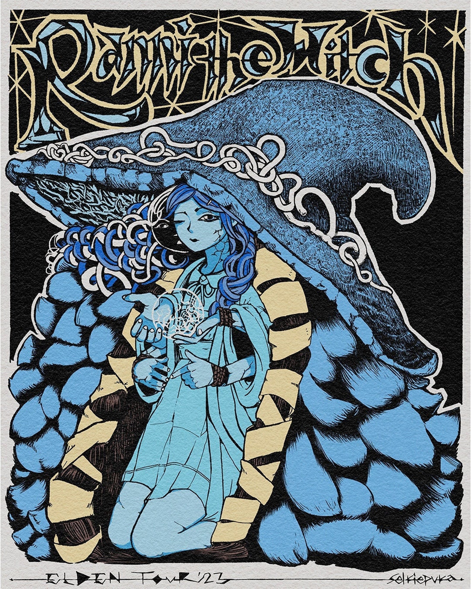 Ranni the Witch - Fine Fantasy Artprint - Etsy