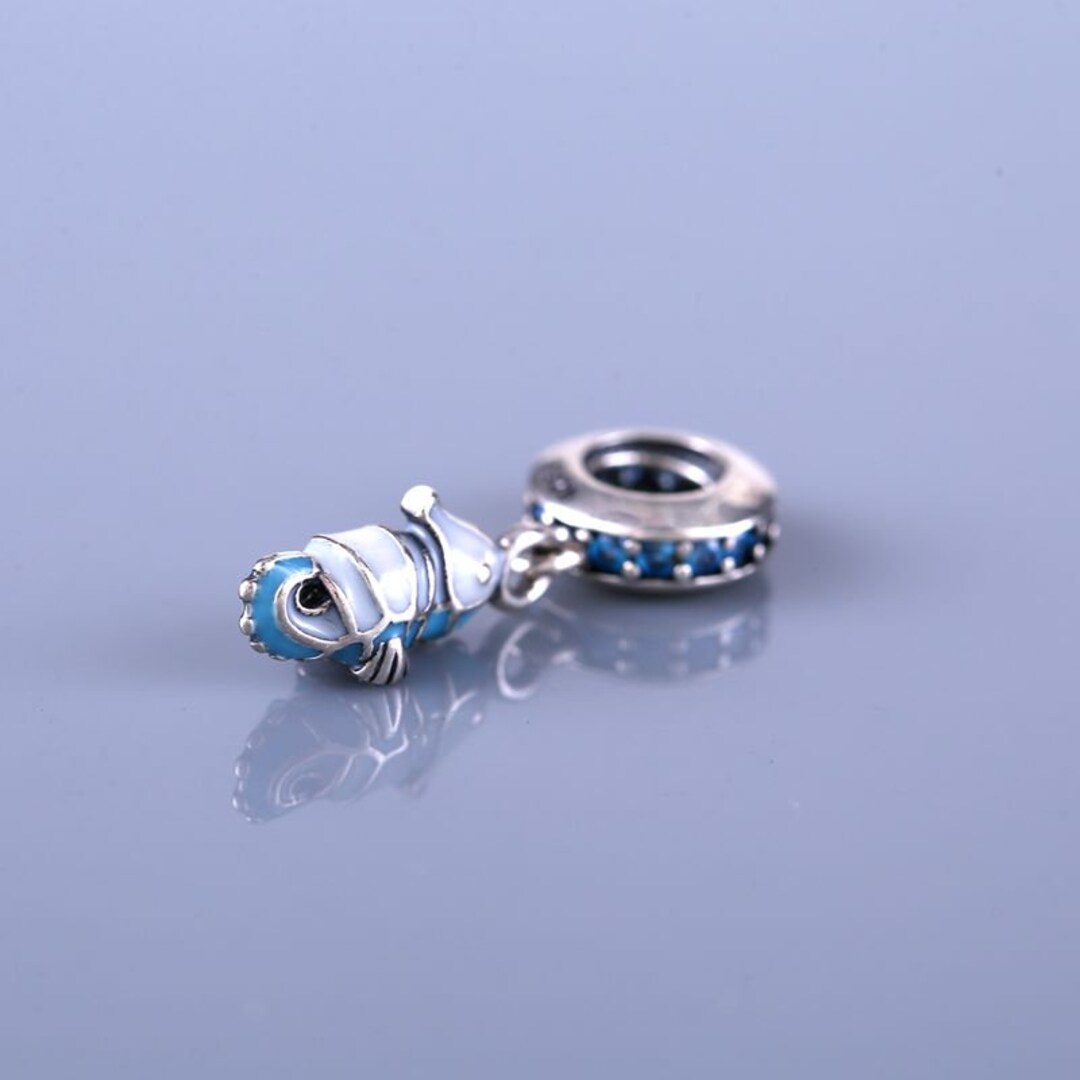 PANDORA Tropical Seahorse Pendant Charm - Etsy