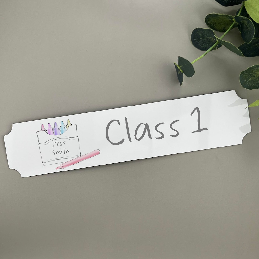Personalised Teacher Class Room Door Name Sign , Class Room Door Sign ...