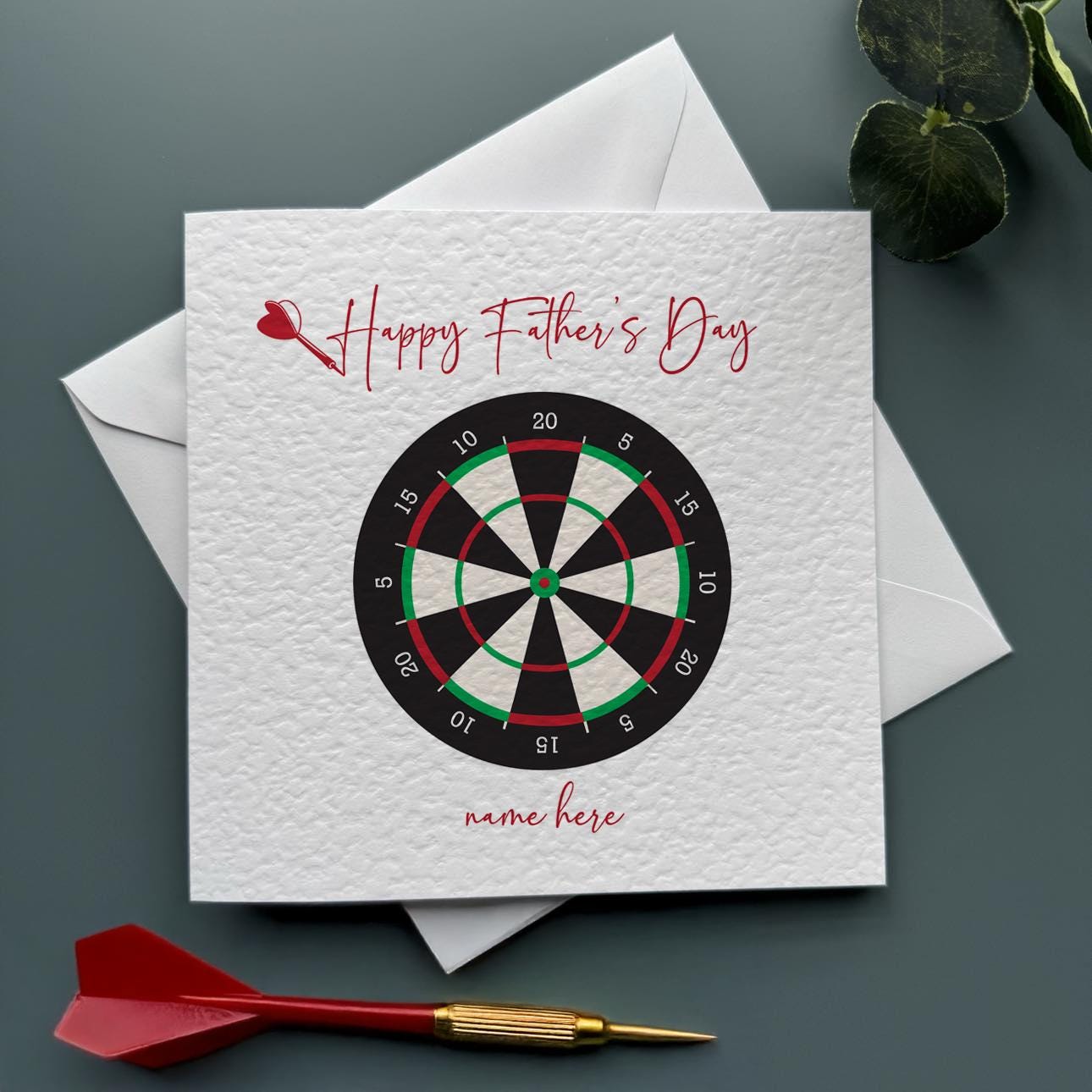 Personalised Darts Card , Darts Player Card, Valentines Card, Darts ...
