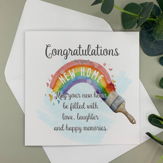 New Home Card Wording