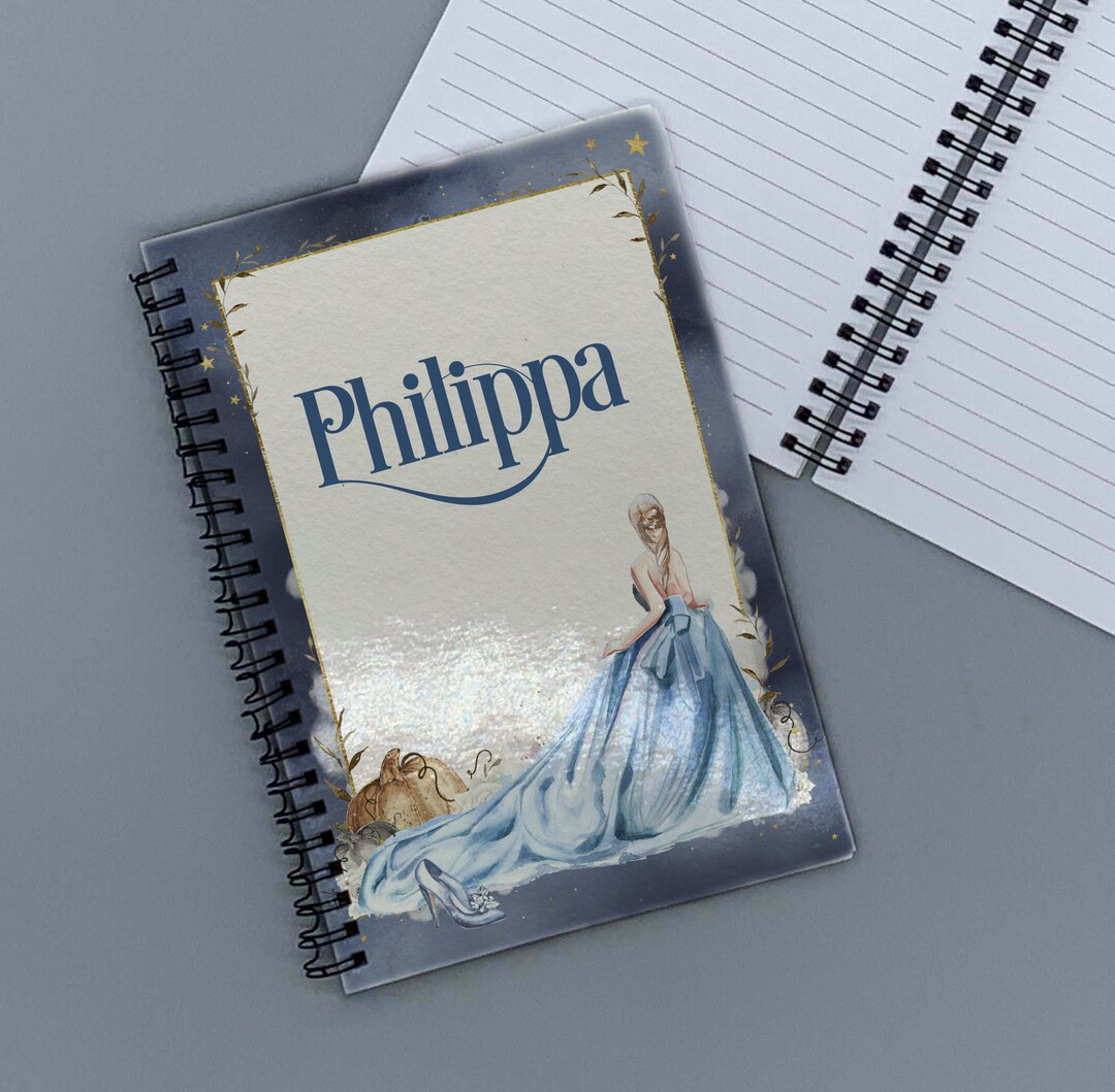 Personalised Cinderella Notebook, Fairytale Notebook , Personalised ...