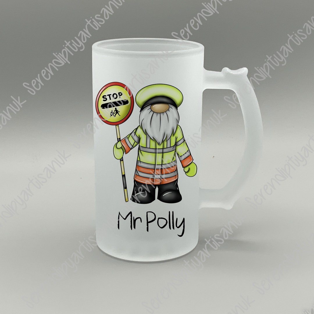 Personalised Lollipop Man Gonk Gifts, Lollipop Man Gonk Coaster, Mug ...