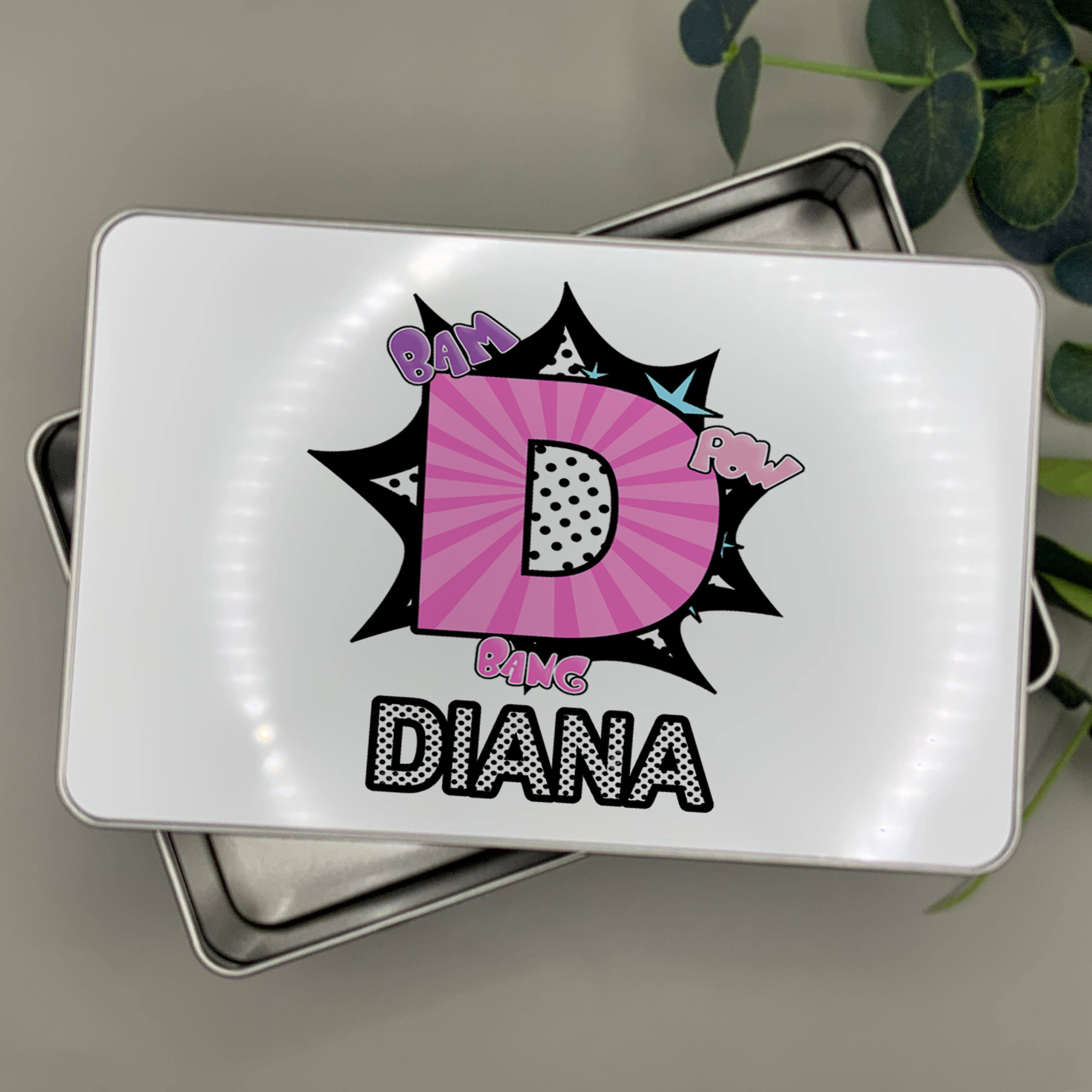 Personalised Comic Themed Tin Comic Hero Themed Treat Tin - Etsy UK