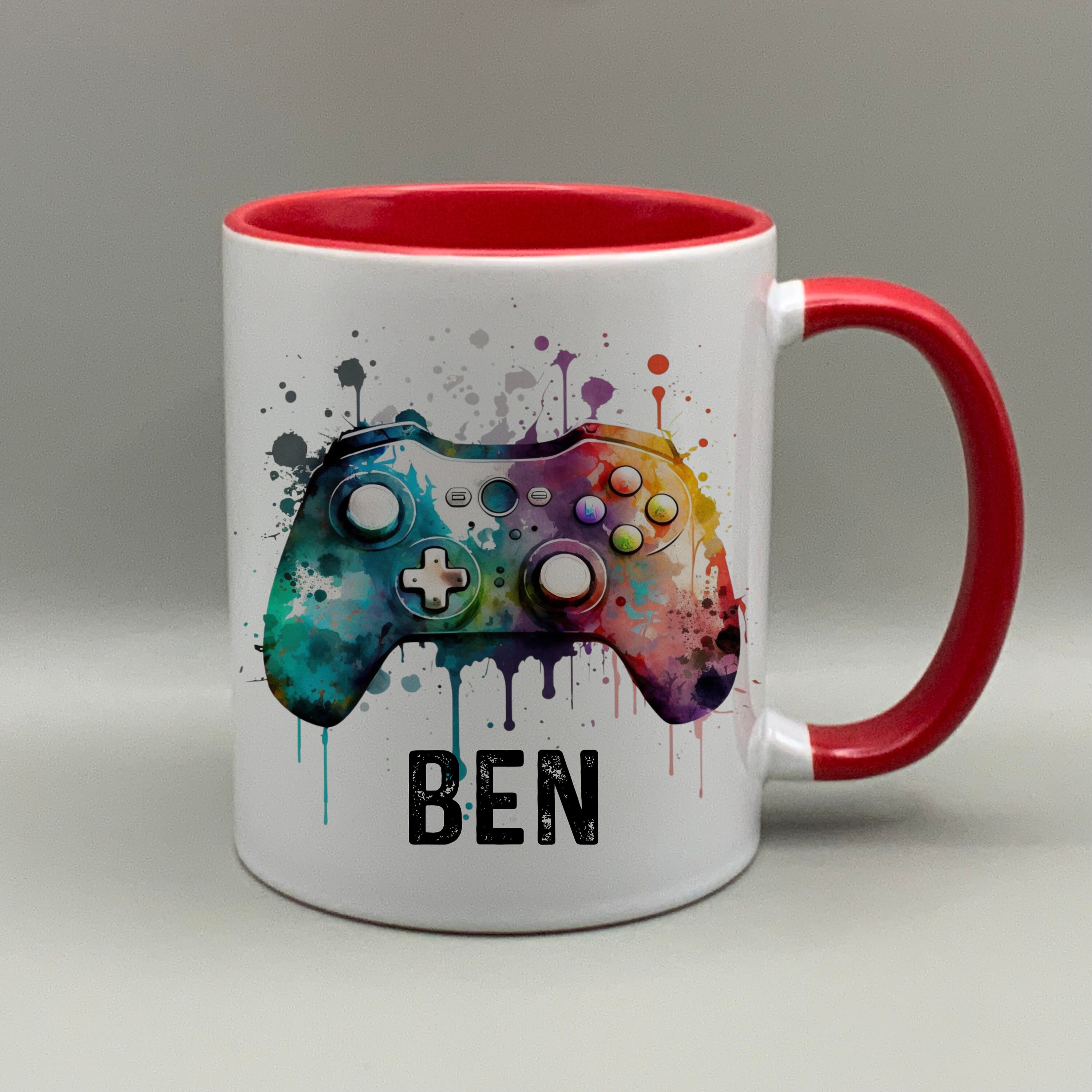 Personalised Gamer Mug, Gamer Mug & Coaster, Gaming Mug and Coaster ...