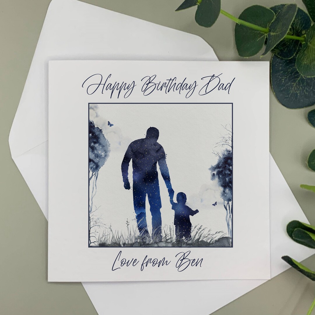 Dad Birthday Card, Daddy Birthday Card, Step Dad Birthday Card ...
