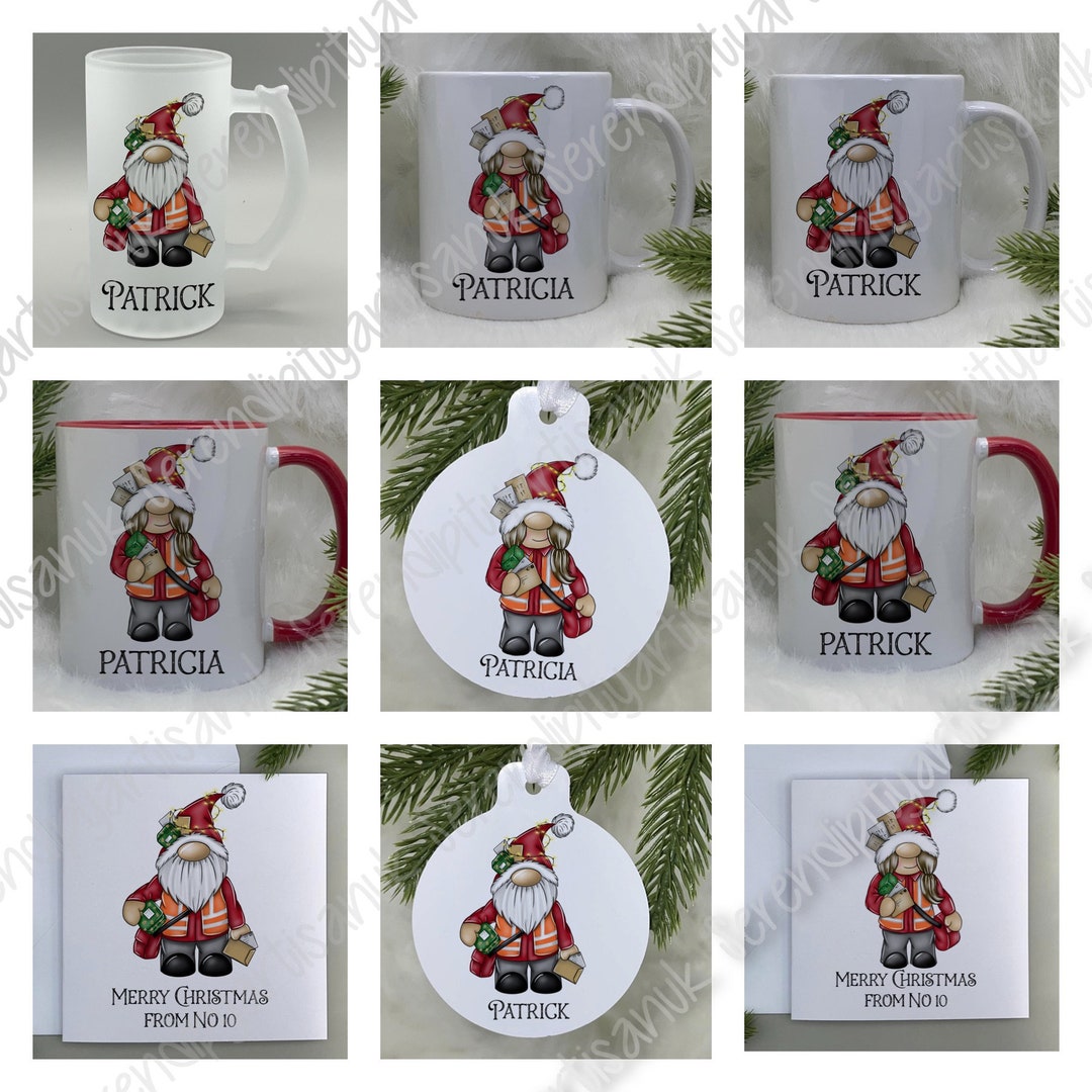 Personalised GONK POSTIE Gifts, Post Man, Postwoman, Post Person Gifts ...