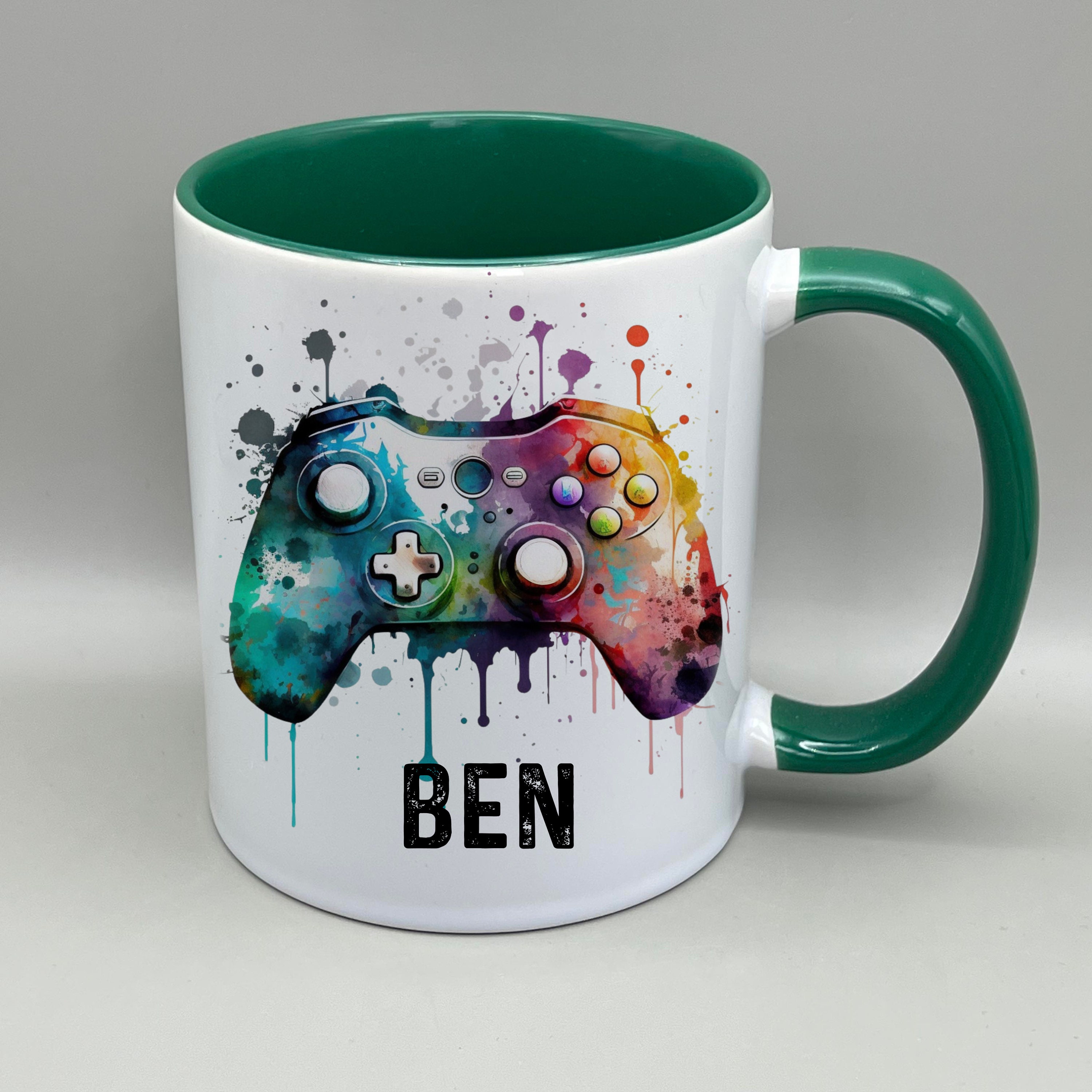 Personalised Gamer Mug, Gamer Mug & Coaster, Gaming Mug and Coaster ...