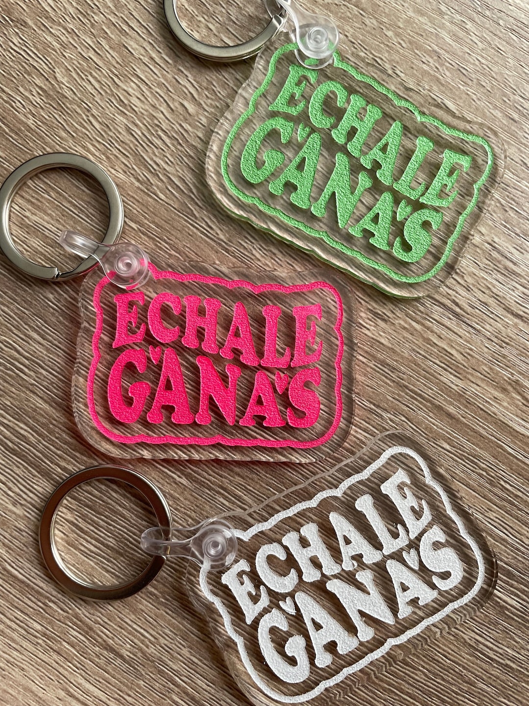 Echale Ganas Y Ponte Las Pilas Keychain - Etsy