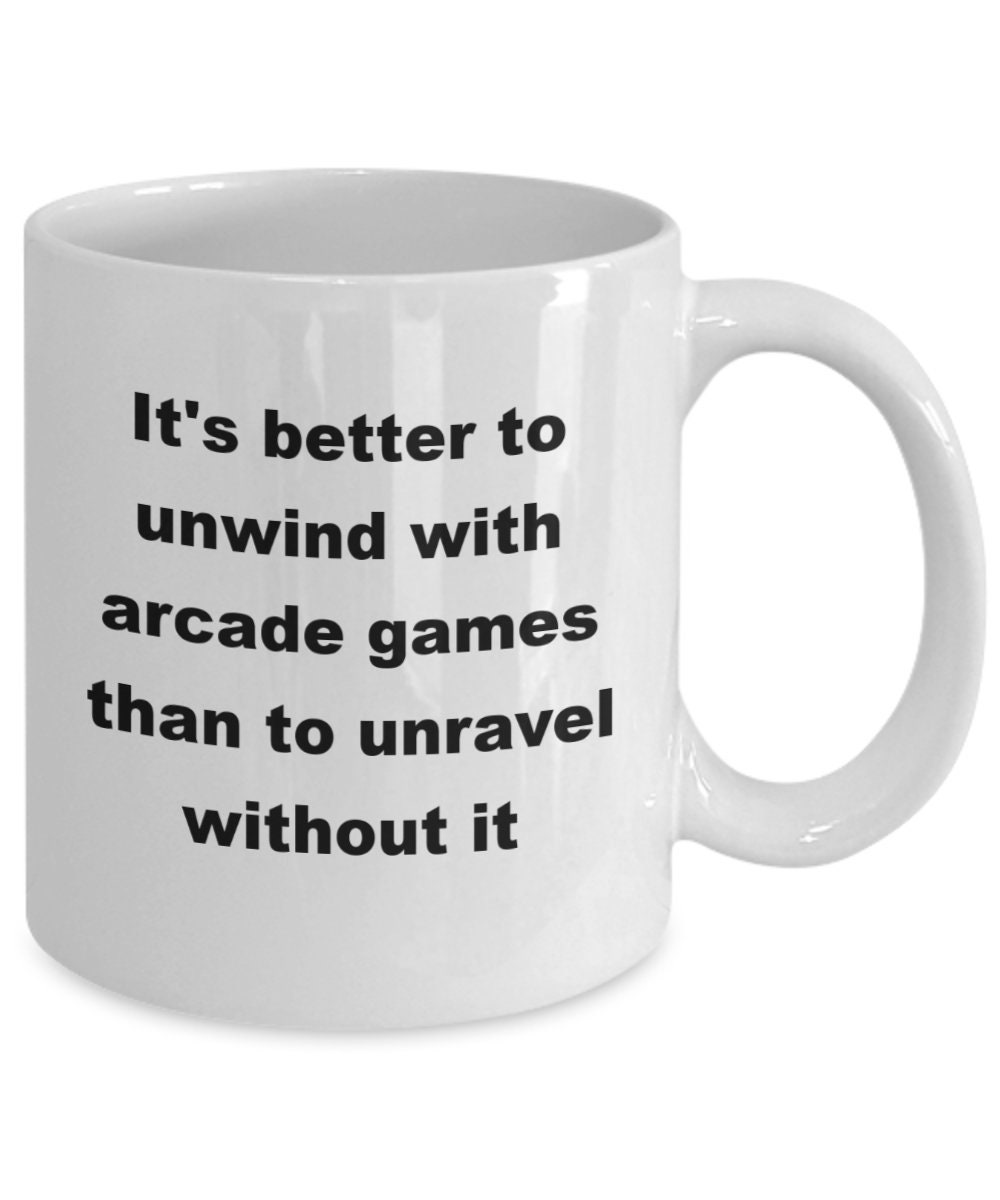 Arcade Game Mug Coffee Mug, Arcade Game Gifts Present Ideas Funny ...