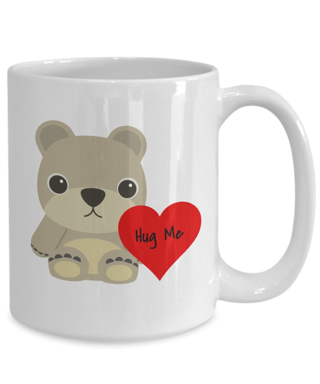 Give Me Hug Mug Give Me A Hug Mug Hug Me Cute Bear Coffee Cup Cute ...