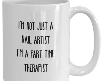 Nail Queen Mug, Nail Technician Mug Manicurist Gift, Nail Artist Gift ...