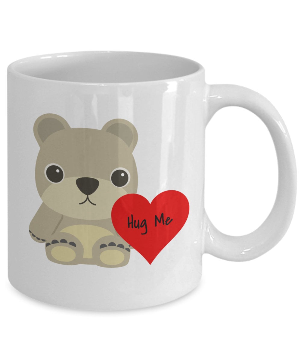 Give Me Hug Mug Give Me A Hug Mug Hug Me Cute Bear Coffee Cup Cute ...