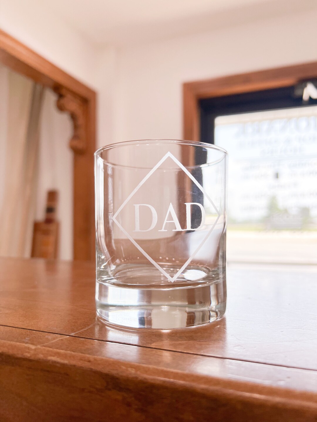 Dad Whiskey Glass-fathers Day Gift-whiskey Glass Gift-gift for - Etsy