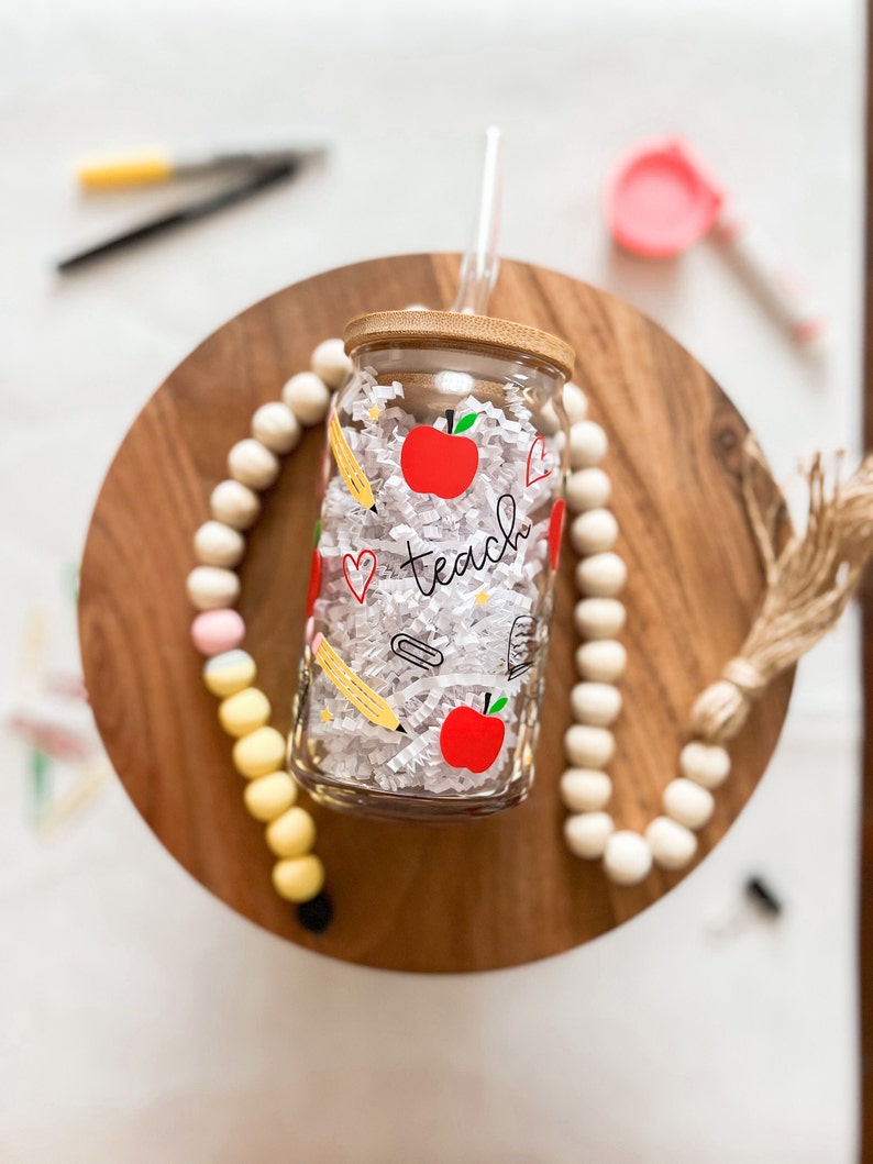 Teacher Appreciation Cup-teacher Gift-teach Grow - Etsy