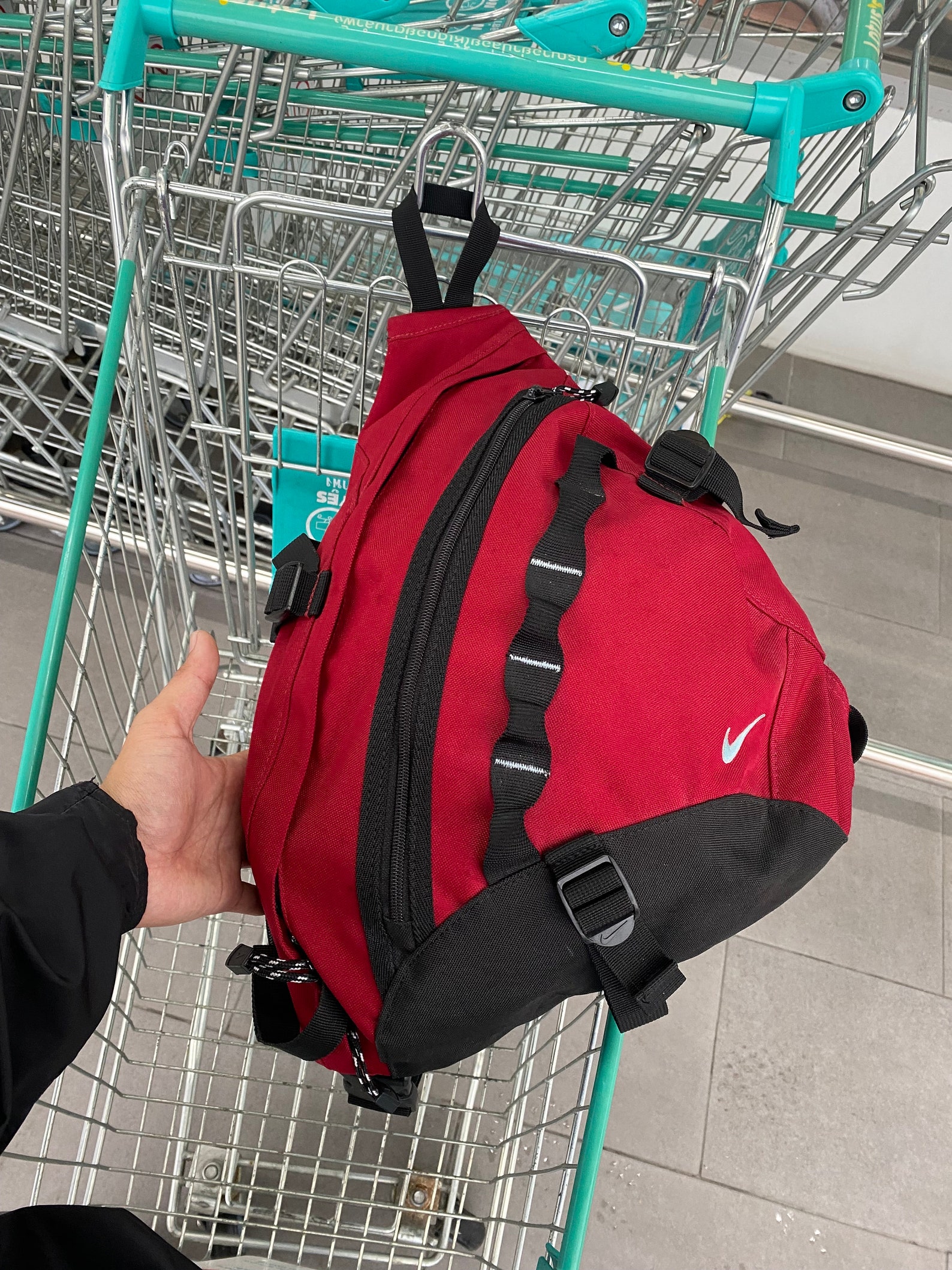 Rare!! Vintage NIKE Mini Swoosh Sling Bag Single Strap Crossbody ...