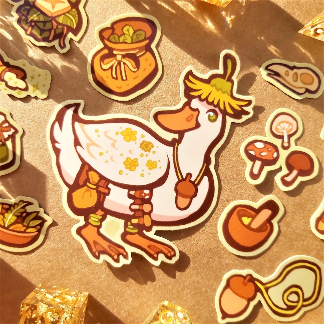 Fantasy Dnd Vinyl Duck Sticker Set Druid Herbalist dungeons - Etsy ...