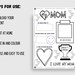 Mother's Day Coloring Page Printable All About My Mom Instant Download ...