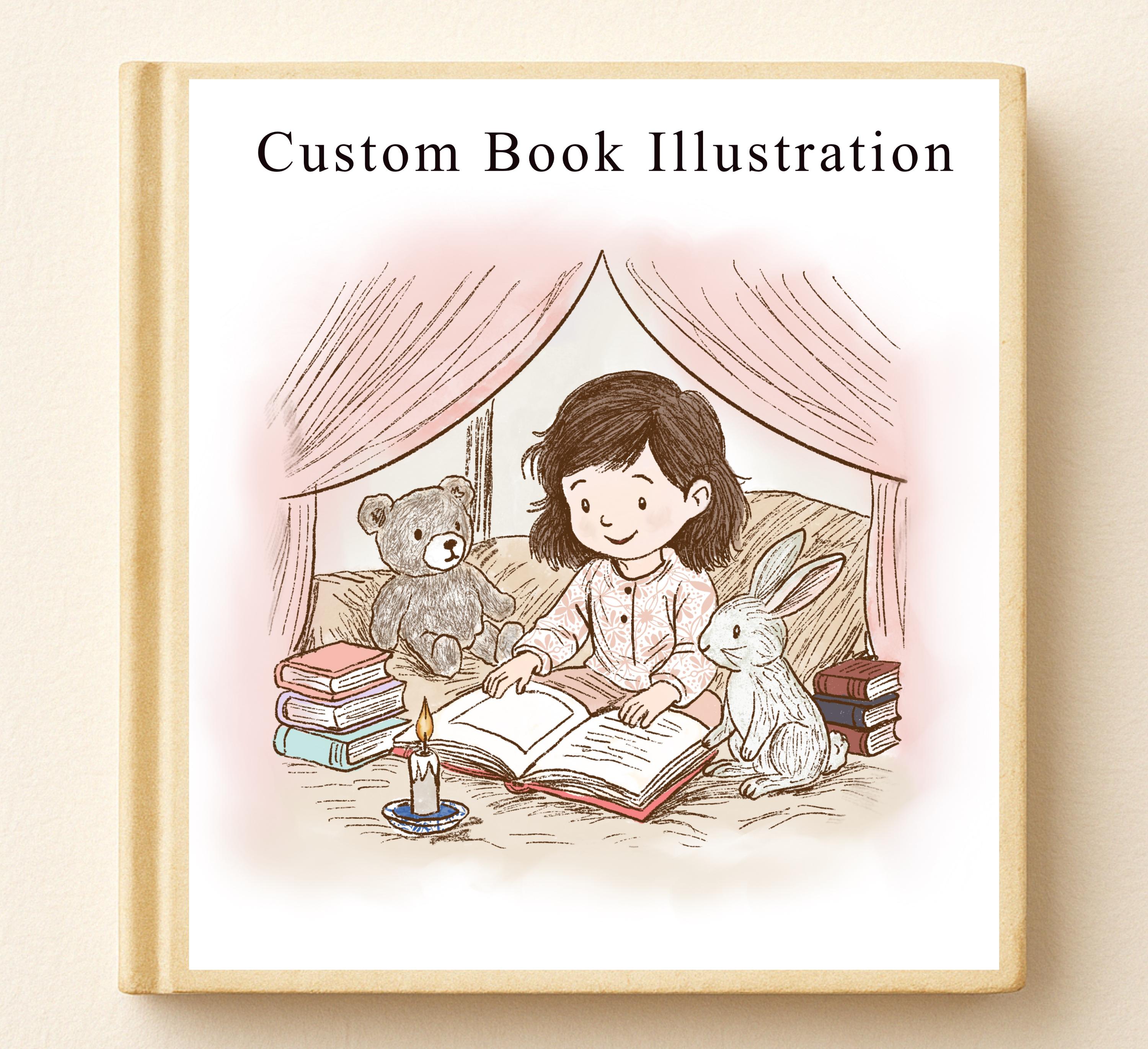 Children's Book Illustrator for Hire, Custom Book Illustration, Hand ...