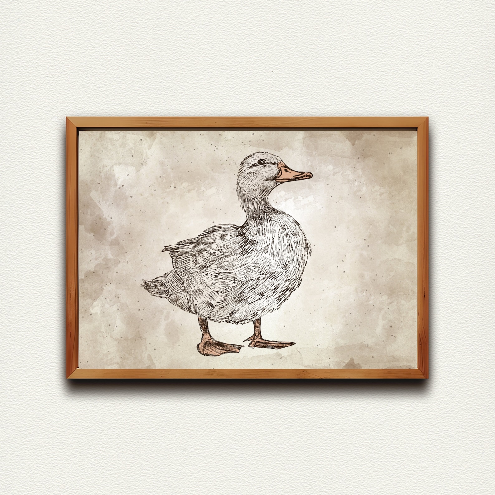 Vintage Duck Gallery Wall Print, Nursery Art Printable, Gender Neutral ...