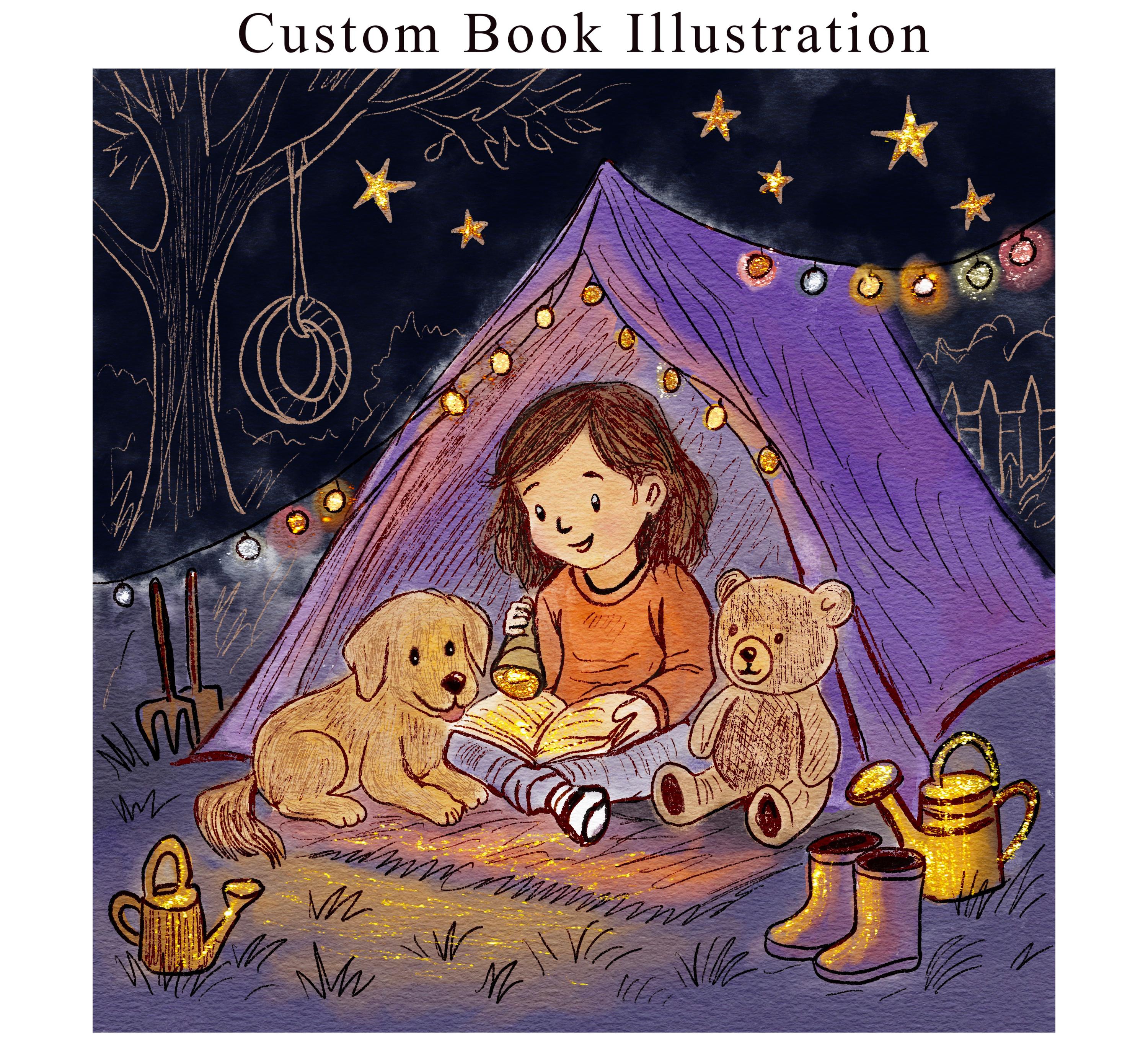 Children's Book Front Cover Design, Illustrator for Hire, Custom Book ...