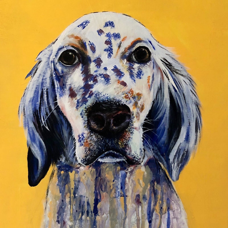 Abstract Pet Portrait - Etsy