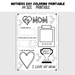 Mother's Day Coloring Page Printable All About My Mom Instant Download ...