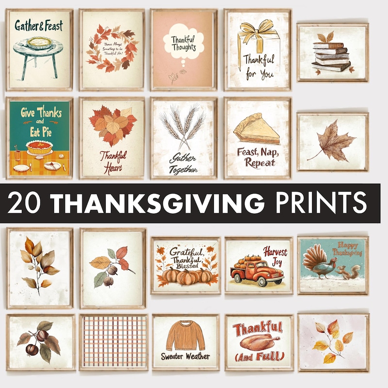 Thanksgiving Decor - Etsy