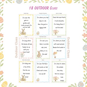 Easter BILBY Scavenger Hunt for Kids, Indoor Outdoor Treasure Hunt ...