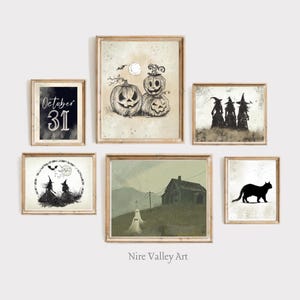 Vintage Halloween Prints MEGA BUNDLE, Set of 20 Vintage Halloween ...