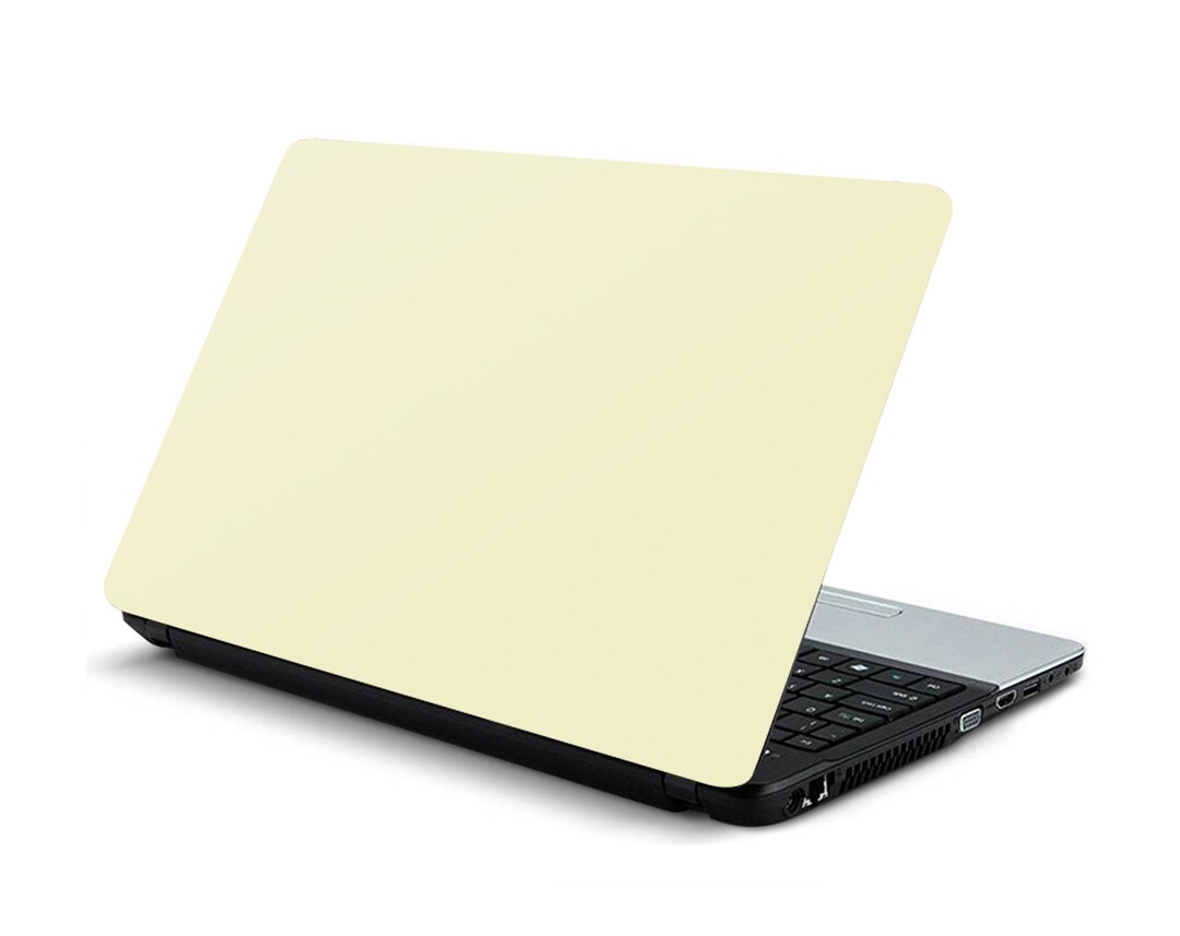 Pastel Yellow Laptop Solid Color Notebook Vinyl Dell Inspiron - Etsy