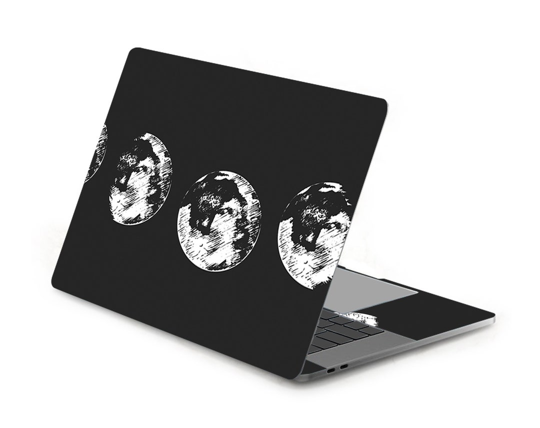 Moon Laptop Skin Notebook Black Skin Vinyl Night Dell HP - Etsy