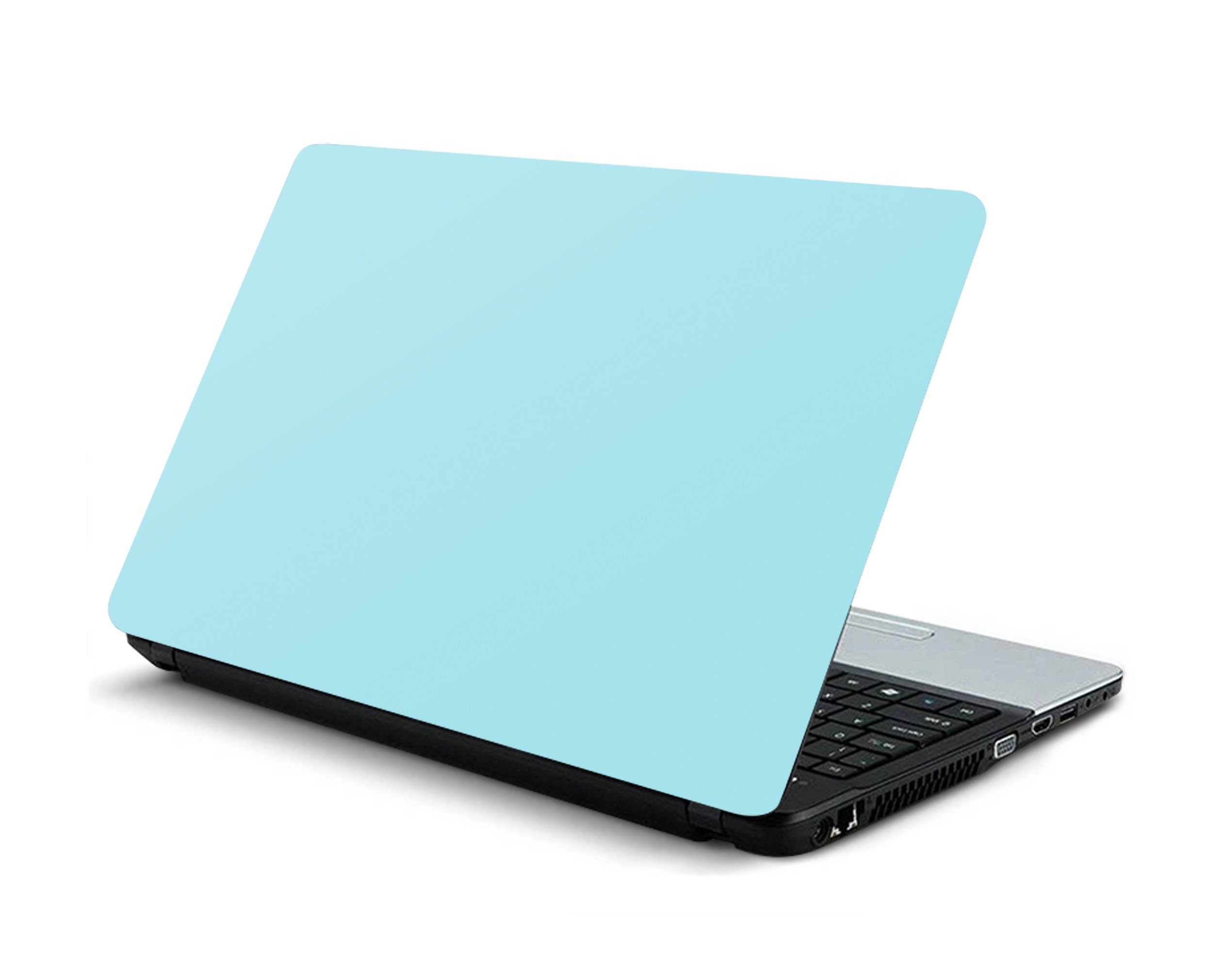Sky Blue Skin Laptop Solid Color Notebook Vinyl Dell Inspiron - Etsy ...