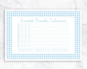 Name Tracing Placemat | Etsy
