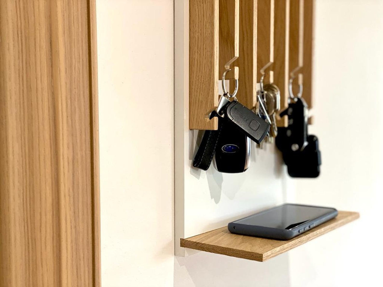 Modern Entryway Key Holder, Key Shelf, Key Organizer Modern, Key Holder ...