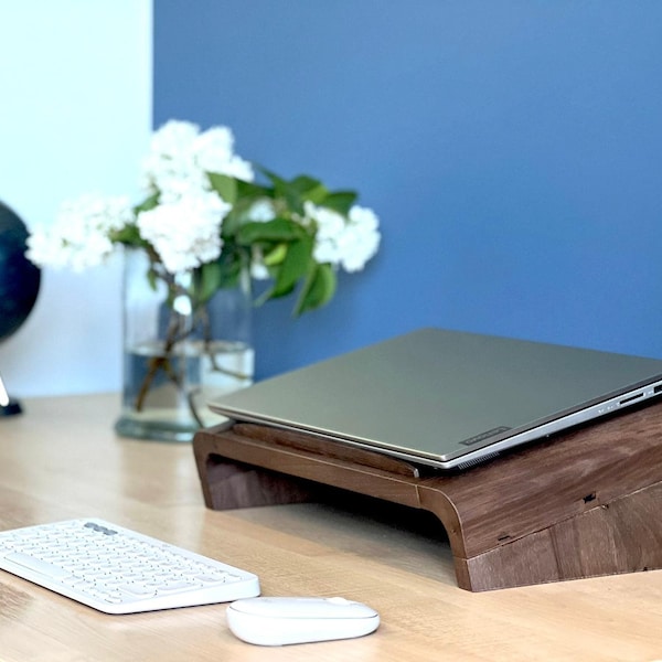 Wood Laptop Riser - Etsy