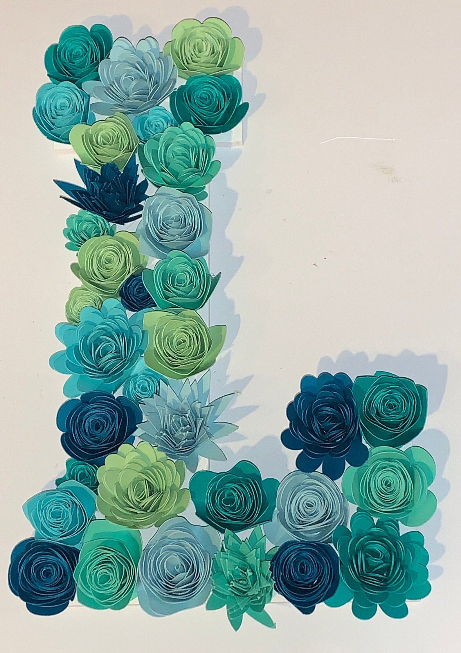 Paper Flower Letters - Etsy