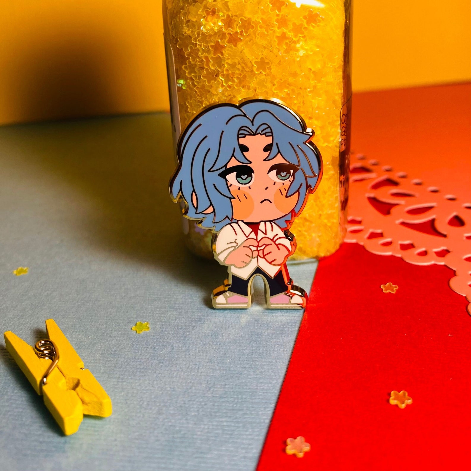 Sk8er Reki Langa Renga Cute Anime Gold Enamel Pin Gift - Etsy