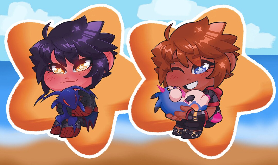 Kingdom Hearts Sora Vanitas Video Game Glossy Laminate Sticker Gift - Etsy