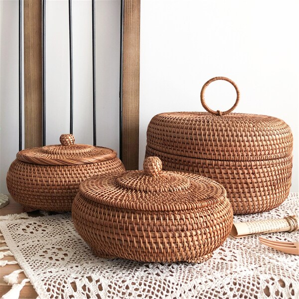 Round Basket - Etsy