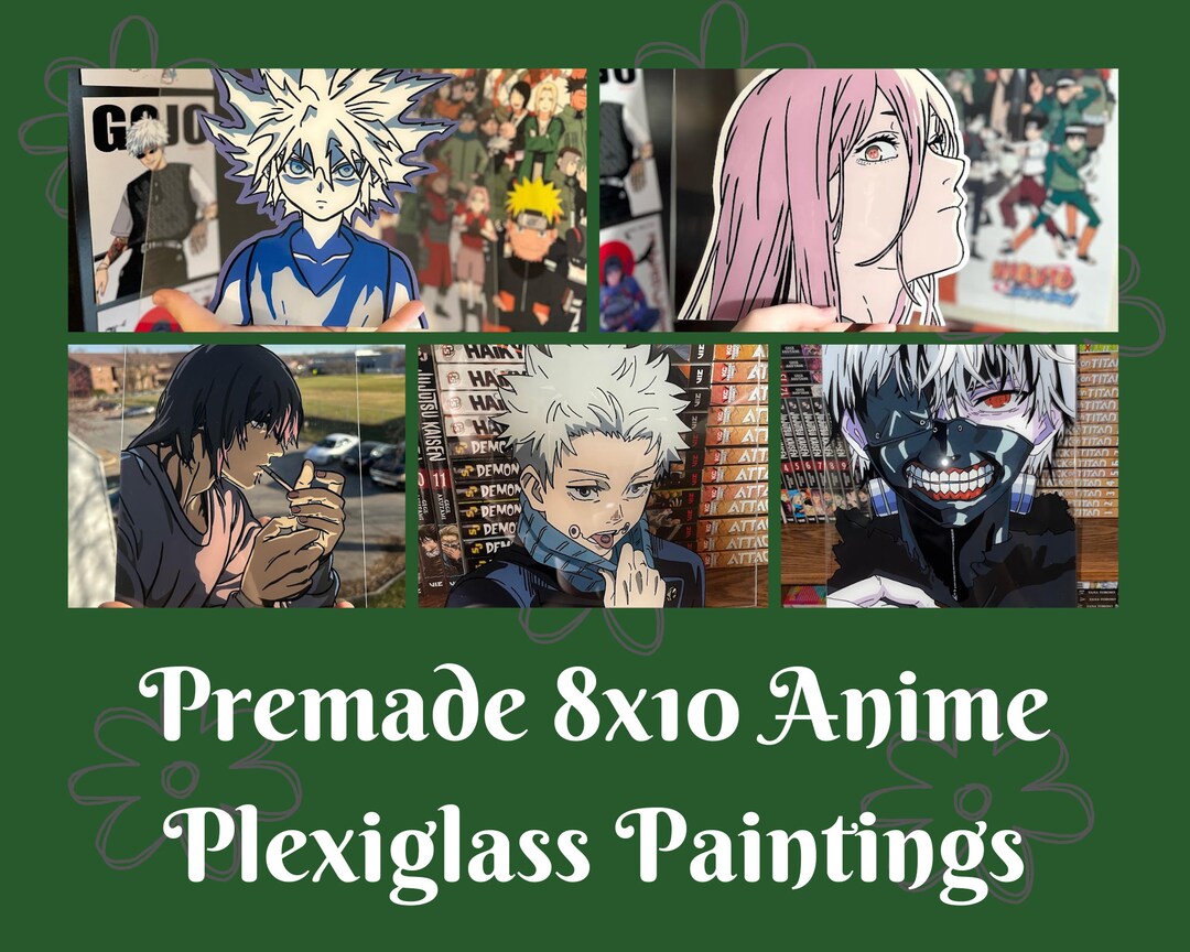 Premade 8x10 Anime Plexiglass Paintings - Etsy