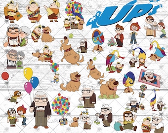 Up Kevin Bird SVG up Balloons SVG up SVG Kevin Bird Peacock - Etsy