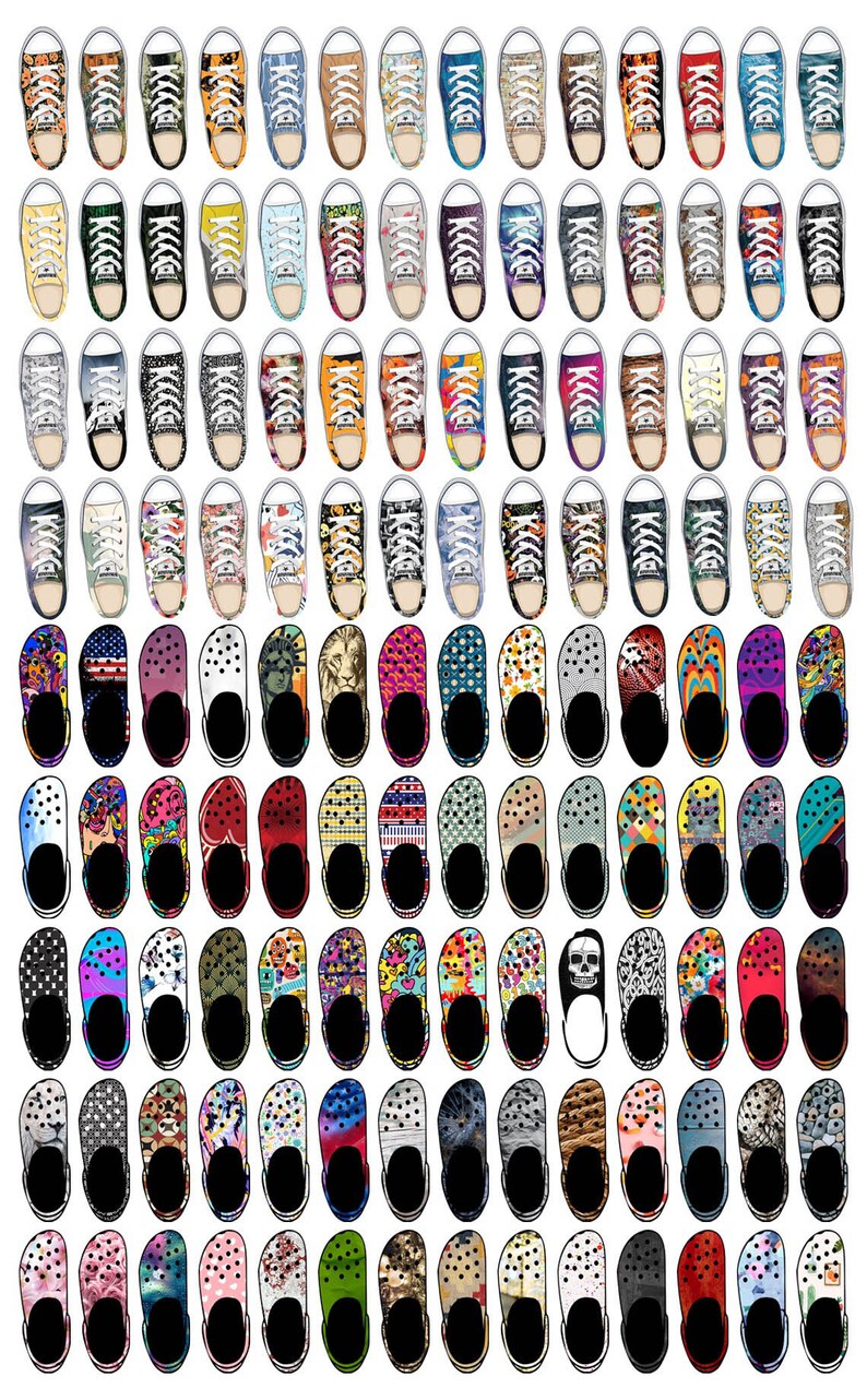 300 Shoe SOCK Sublimation Designs Design Bundle No Show - Etsy