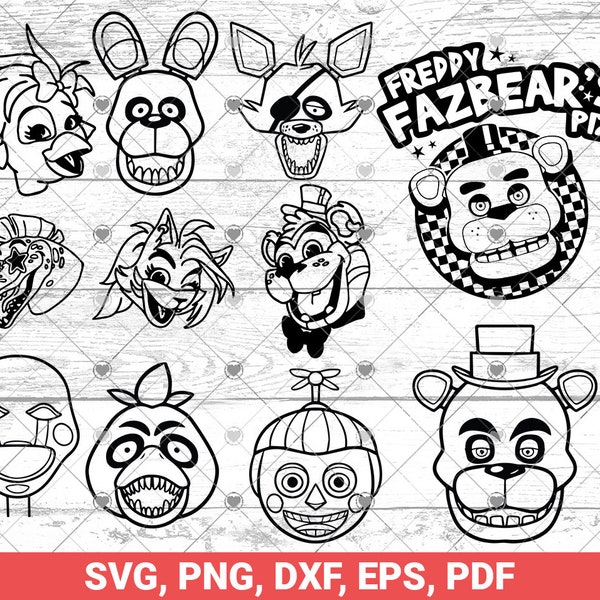 Five Nights at Freddys Foxy Template - Etsy