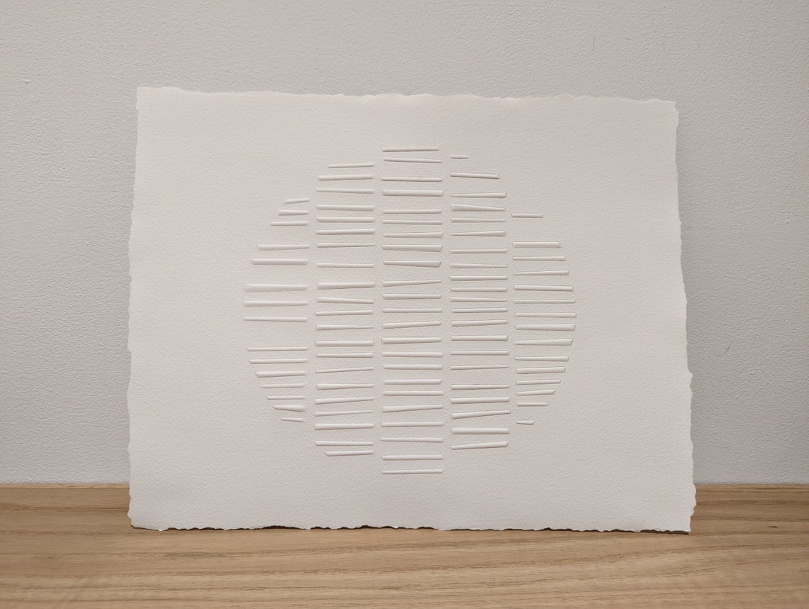 STOCKED I Minimalist Embossed Art Print, Original Art, Sticks II - Etsy