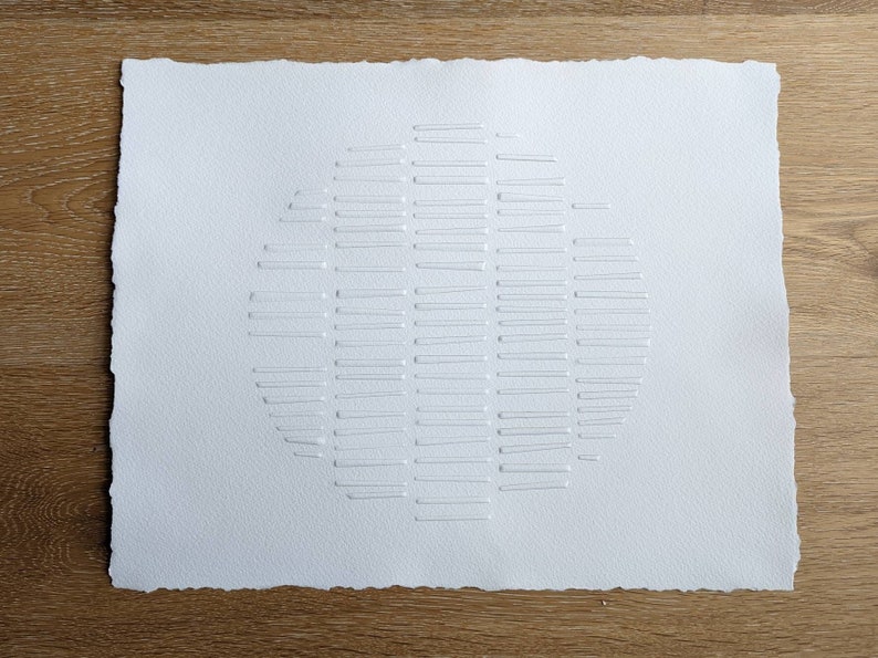 STOCKED I Minimalist Embossed Art Print, Original Art, Sticks II - Etsy